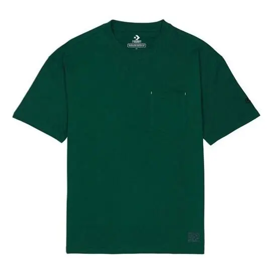 CONVERSE Renew Solid Color Pocket Short Sleeve - Green