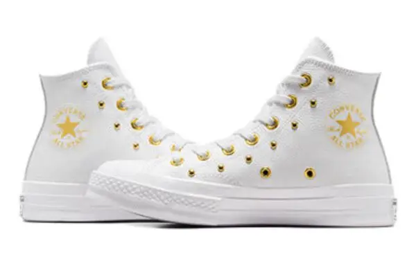 CONVERSE Chuck 70 Hi Top Sneakers - White/yellow