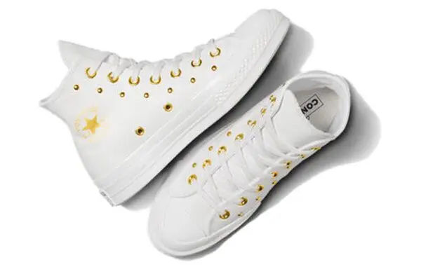 CONVERSE Chuck 70 Hi Top Sneakers - White/yellow