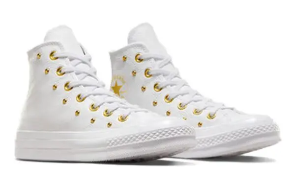 CONVERSE Chuck 70 Hi Top Sneakers - White/yellow