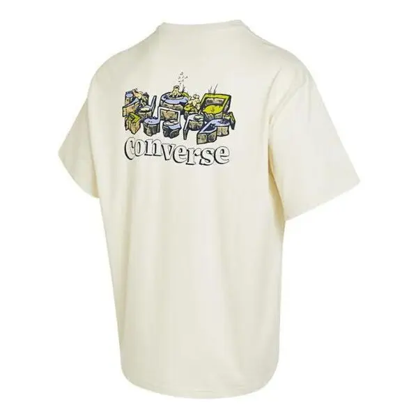 CONVERSE Graphic T-shirt - Beige