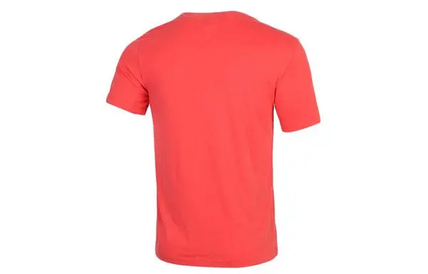 JORDAN Gradient Multi-color Alphabet Washed Round Neck Short Sleeve