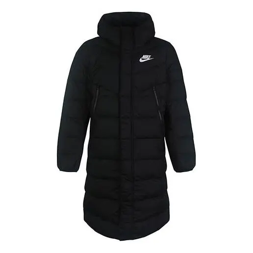 Nike Down Fill Hooded Puffer Jacket - Black