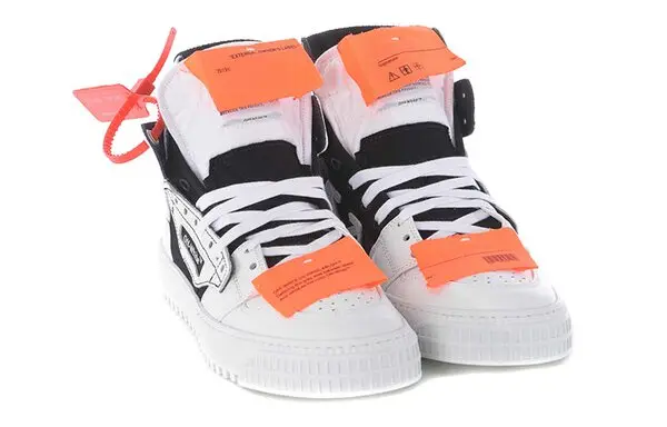 Off-White Off-court High Top Sneakers - White/black