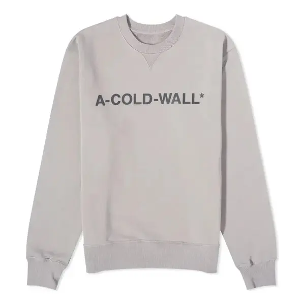 A-COLD-WALL* Logo Crewneck Sweatshirt - Slate Grey