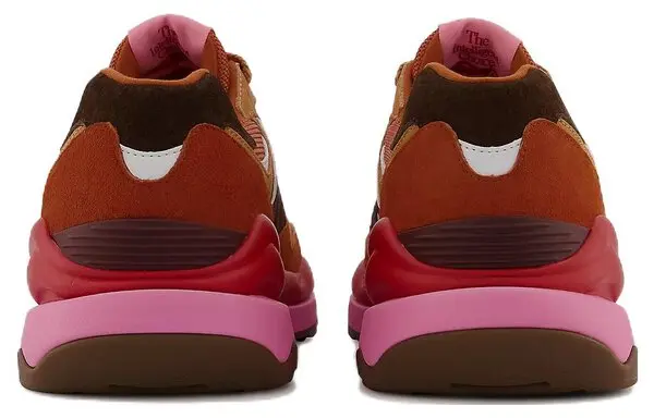 NEW BALANCE 57/40 "brown Pink Red" Sneakers - Brown/pink