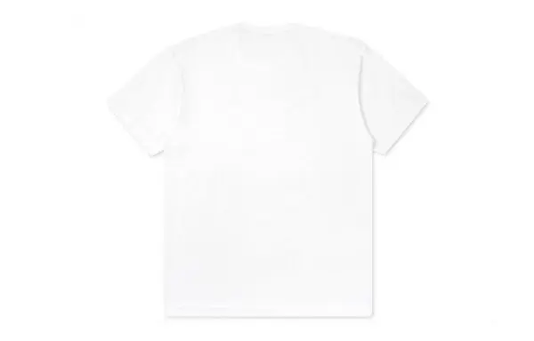 Play Comme Des Garcon Polka Dot Half Heart Logo Tee Navy
