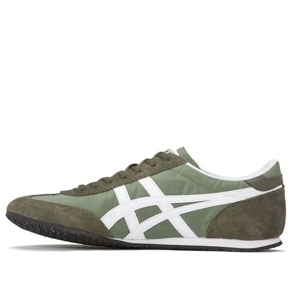 Onitsuka Tiger Machu Racer Low Top Sneaker - Green/white