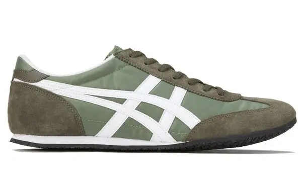 Onitsuka Tiger Machu Racer Low Top Sneaker - Green/white