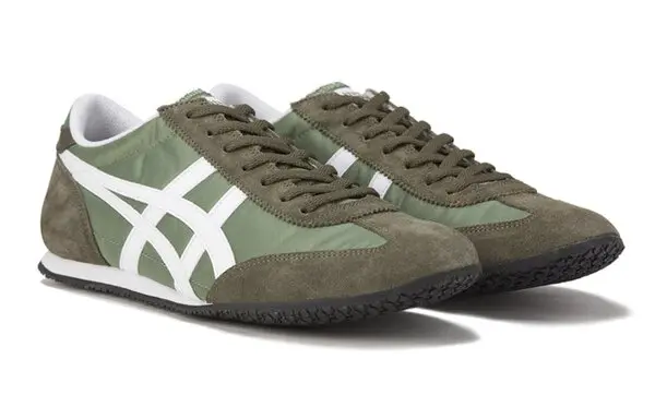 Onitsuka Tiger Machu Racer Low Top Sneaker - Green/white