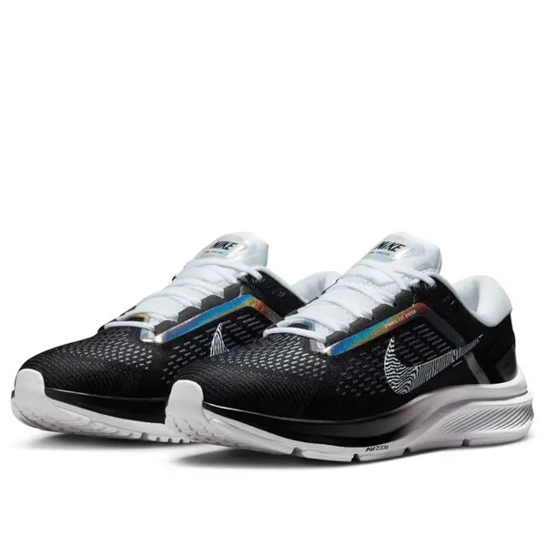 Nike Zoom Structure 24 "black Zebra Iridescent - Black/white