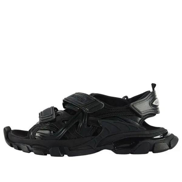 Balenciaga Track Sandal - Black