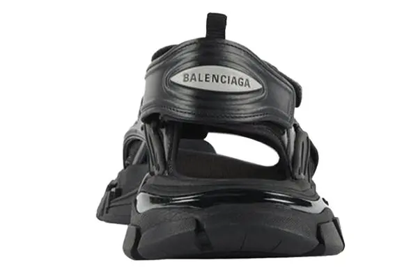 Balenciaga Track Sandal - Black