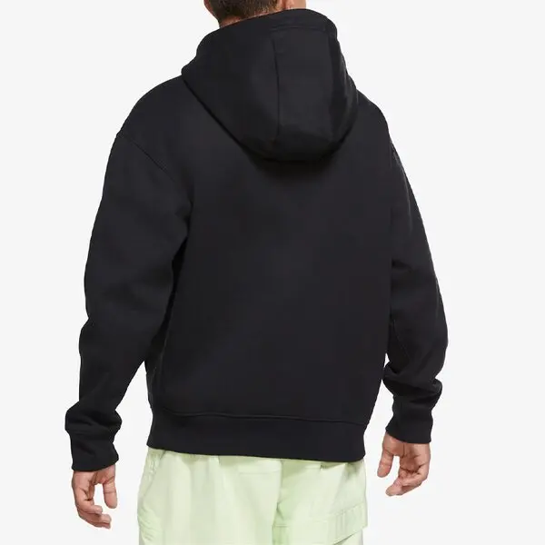 Nike Embroidered Logo Hooded Pullover - Black