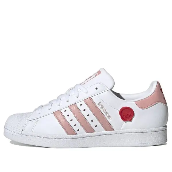 Adidas Originals Superstar Sneakers - Pink/white