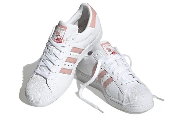 Adidas Originals Superstar Sneakers - Pink/white