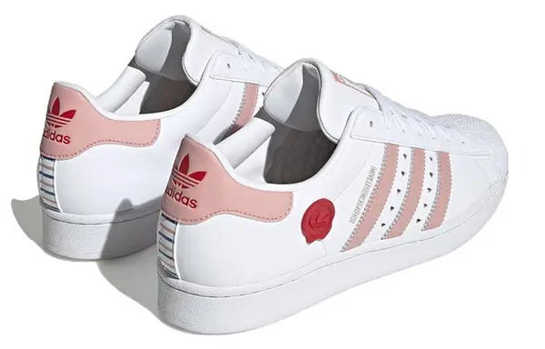 Adidas Originals Superstar Sneakers - Pink/white