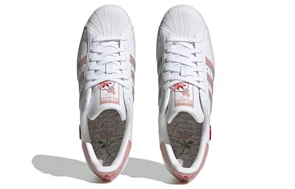 Adidas Originals Superstar Sneakers - Pink/white