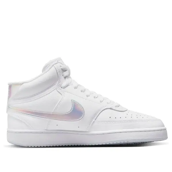 Nike Court Vision Mid Iridescent Sneakers - White