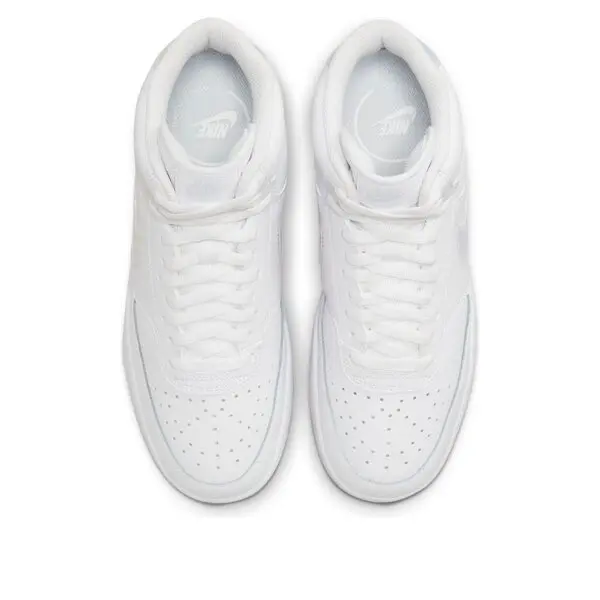 Nike Court Vision Mid Iridescent Sneakers - White