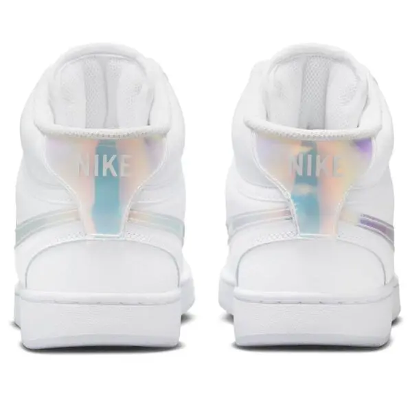 Nike Court Vision Mid Iridescent Sneakers - White
