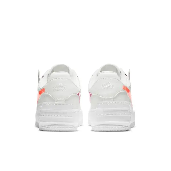 Nike Force 1 Shadow Sneakers - White/orange/pink