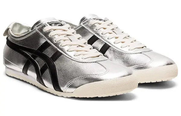 Onitsuka Tiger Mexico 66 "pure Silver Black" Sneakers - Silver/black