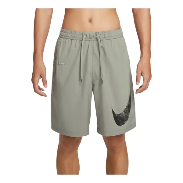 Nike Dri-fit Big Swoosh 9in Shorts - Grey/black