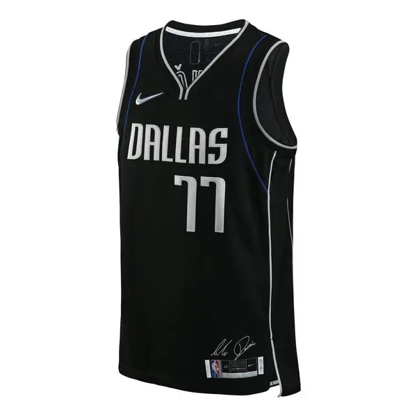 Nike X Nba Dallas Mavericks Icon Edition Jersey Dh8069-010 - Black/multi-color