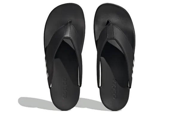 Adidas Adilette Comfort Flip Flops - Core Black/cloud White/cloud White
