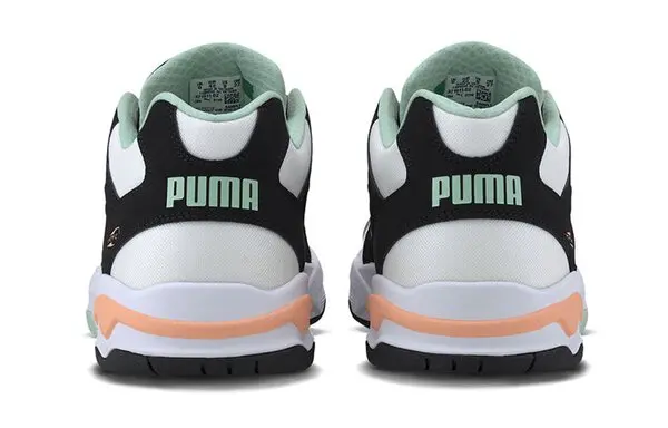 PUMA Performer Clay Low Top Sneakers - White/green