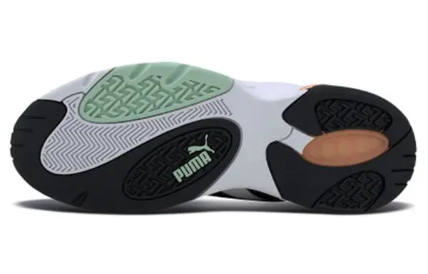 PUMA Performer Clay Low Top Sneakers - White/green