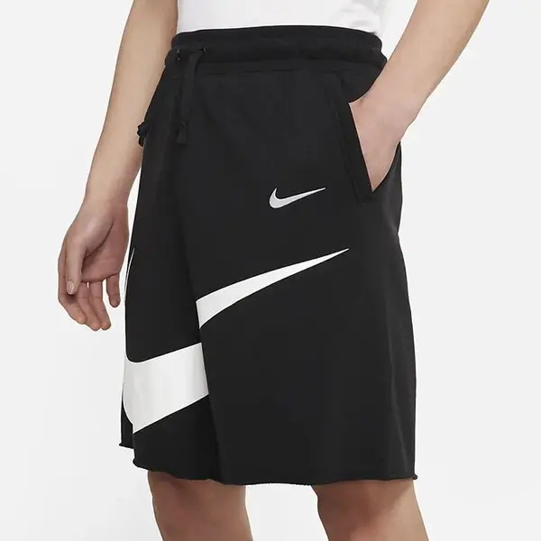 Nike Swoosh Knit Shorts - Black