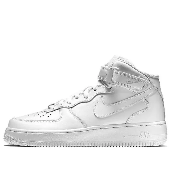 Nike Force 1 Mid 07 Leather Sneakers - White