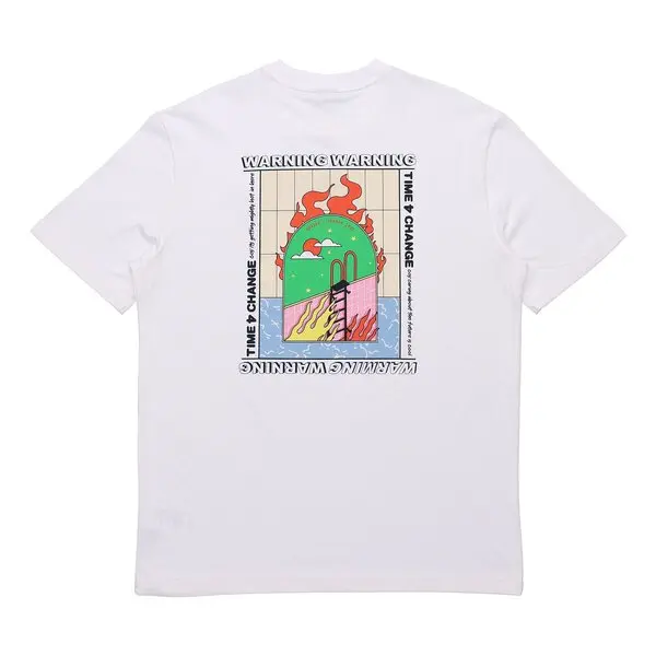 PUMA Back Pattern Printing Short Sleeve