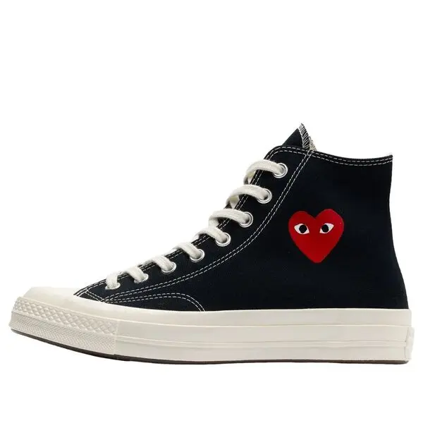 CONVERSE X Comme Des Garcons Play Chuck 70 High Top Sneakers - Black