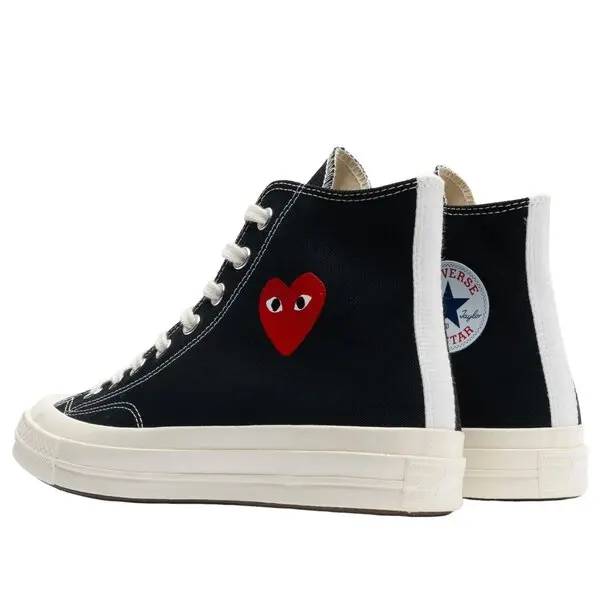 CONVERSE X Comme Des Garcons Play Chuck 70 High Top Sneakers