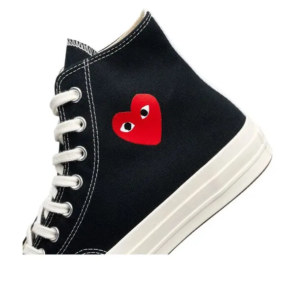 CONVERSE X Comme Des Garcons Play Chuck 70 High Top Sneakers
