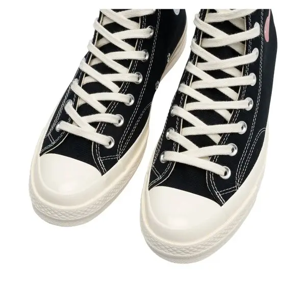 CONVERSE X Comme Des Garcons Play Chuck 70 High Top Sneakers
