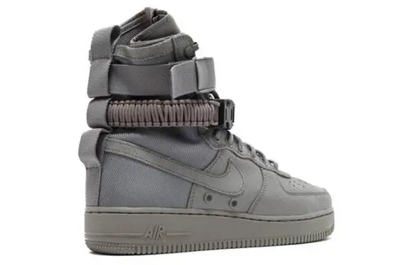Nike Sf Air Force 1 Qs High Top Sneakers - Grey