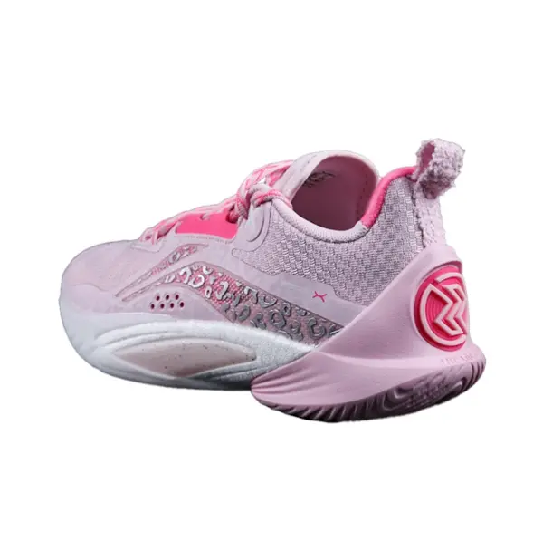 LI-NING Speed Low Top Athletic Shoes - Pink/white
