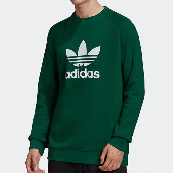 Adidas Originals Trefoil Crewneck Pullover - Green