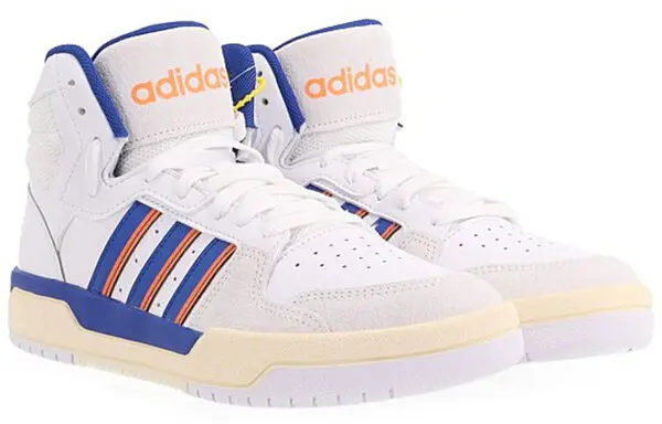 Adidas Entrap Mid Sneakers - White/blue/orange