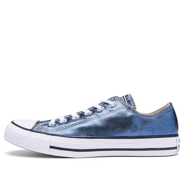 CONVERSE Chuck Taylor All Star Metallic Low Top Sneakers - Goldblue