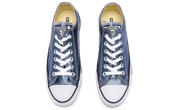 CONVERSE Chuck Taylor All Star Metallic Low Top Sneakers - Goldblue