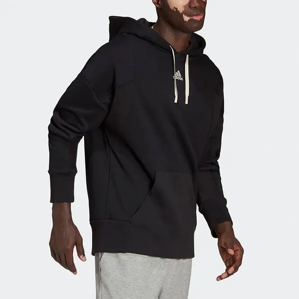 Adidas Logo Printing Hooded Long Sleeve Hoodie