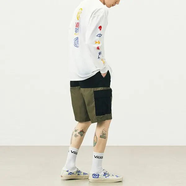 VANS Long Sleeve Printed Crewneck Sweatshirt - White