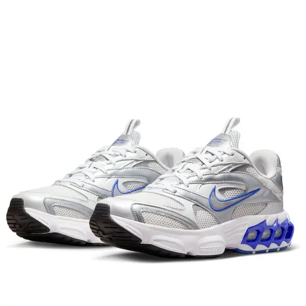 Nike Zoom Air Fire Sneakers - Silver/blue