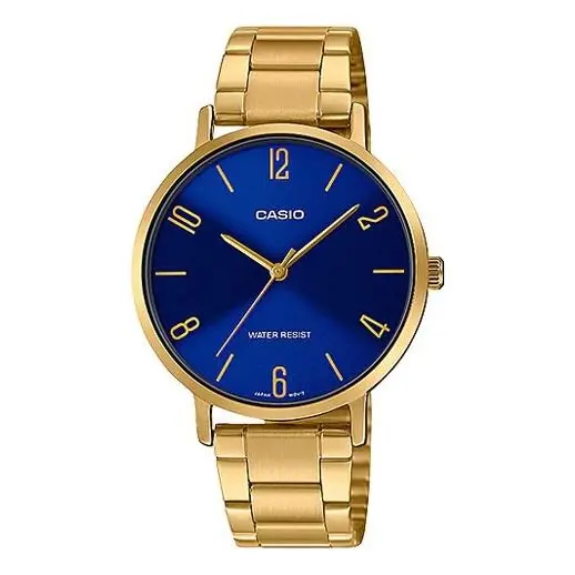 Casio Quartz Analog Water Resistant Watch - Blue