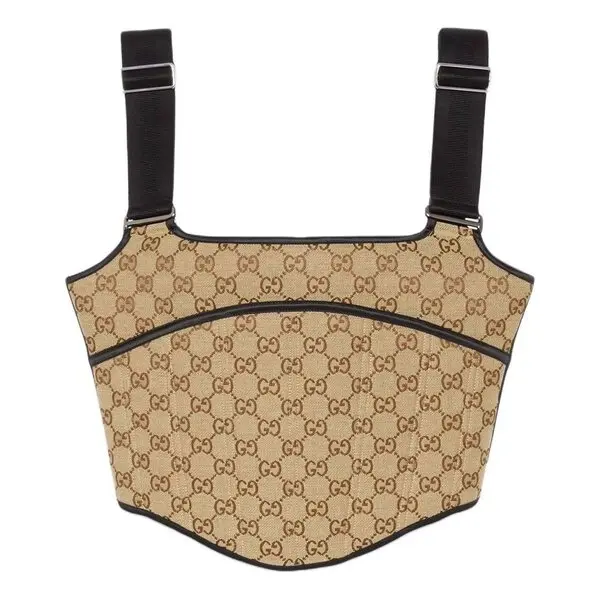 Gucci Gg Canvas Top - Camel/ebony